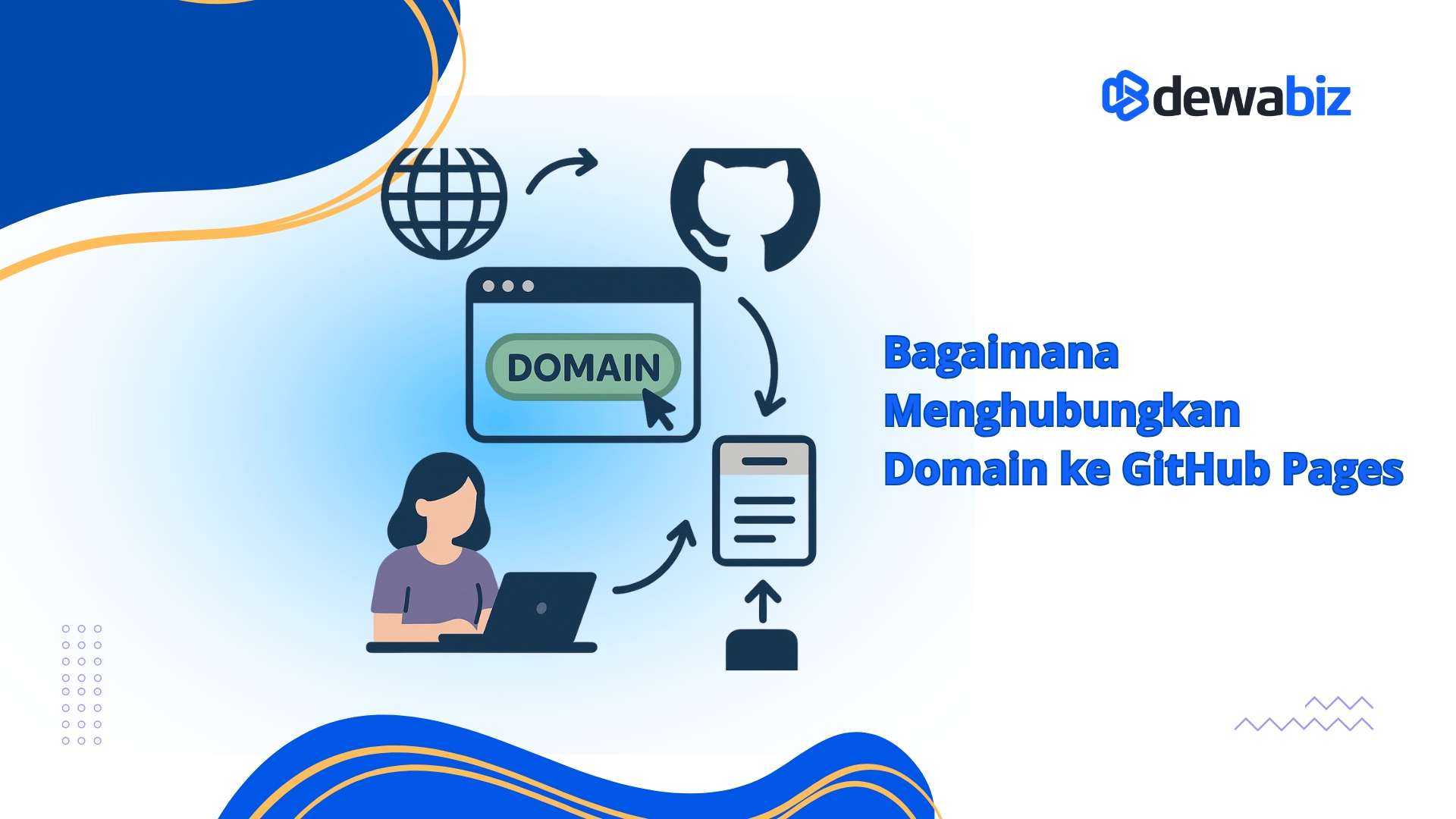 Bagaimana Menghubungkan Domain ke GitHub Pages